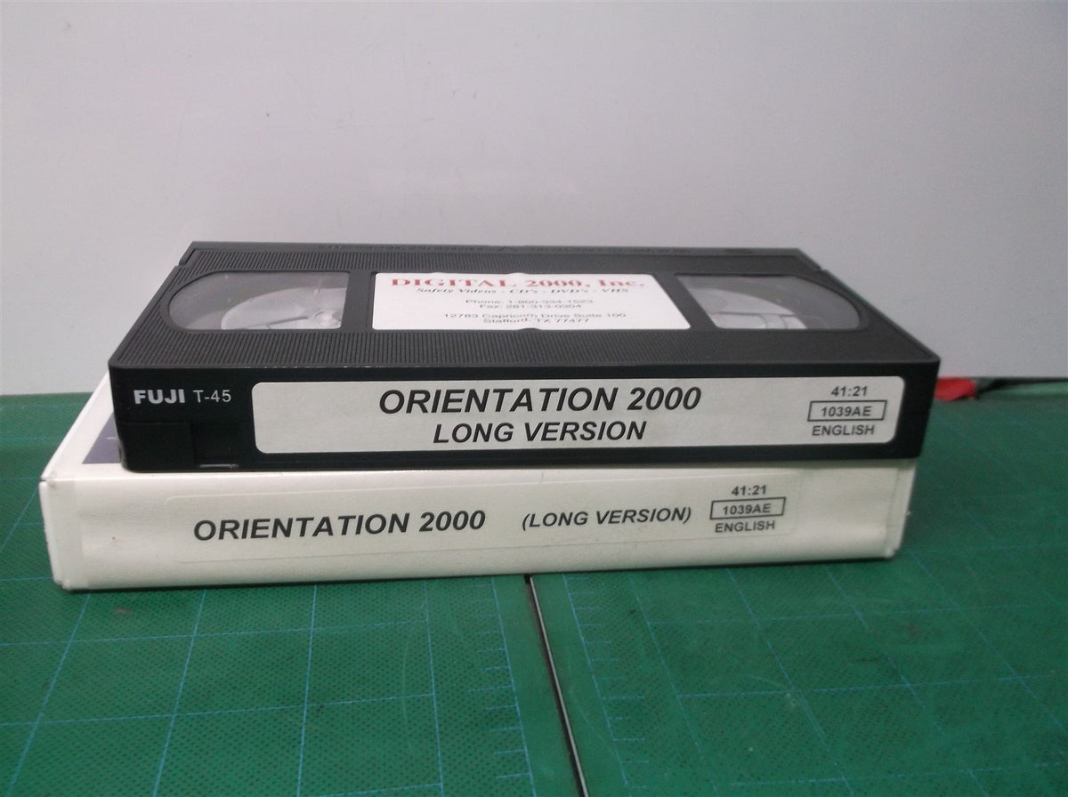 digital 2000 1039AE Orientation 2000 (Long Version) VHS tape – CEA_Services