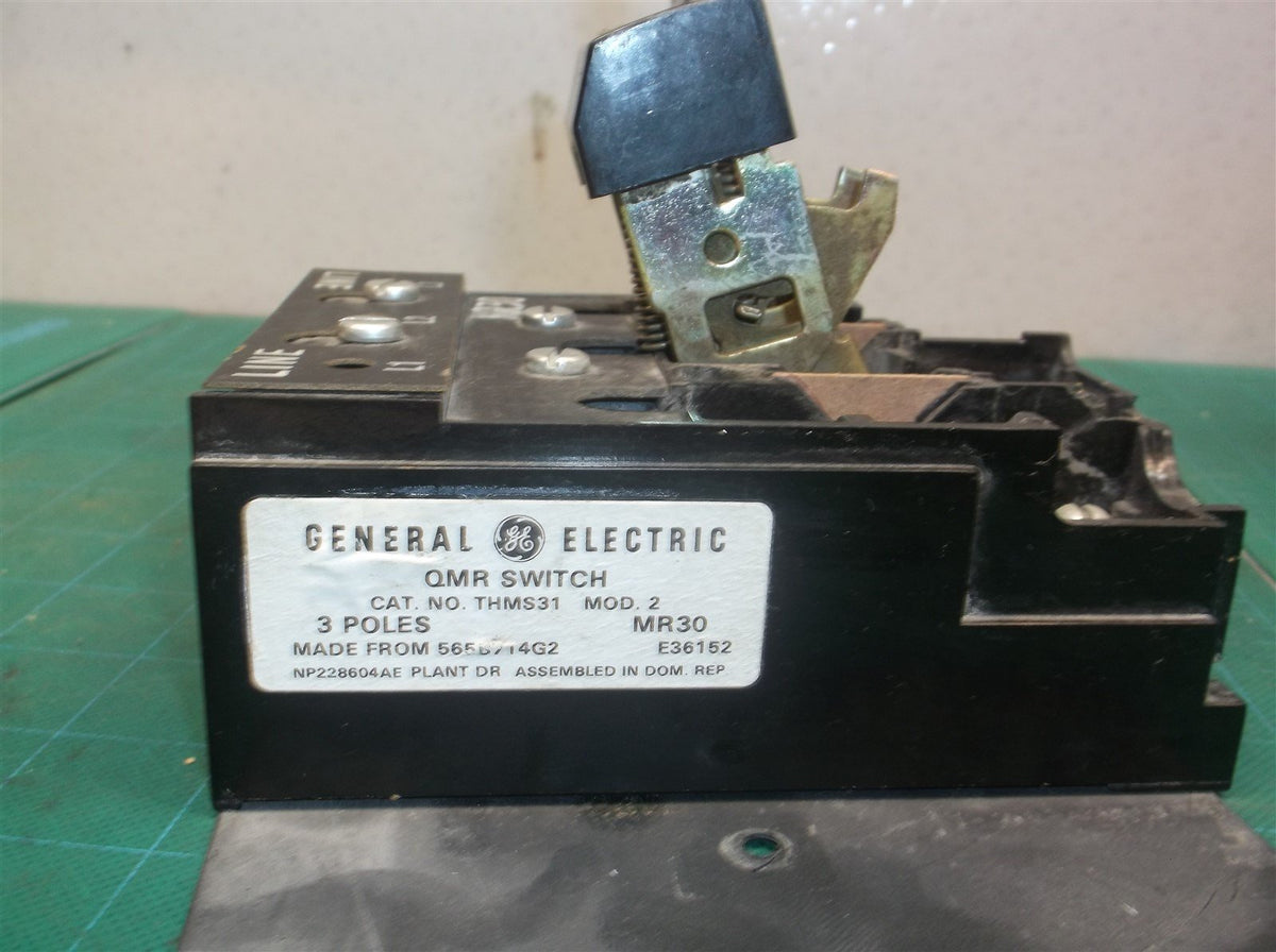 GE THMS31 3-Pole QMR Disconnect Switch MR 30 Model 2 – CEA_Services
