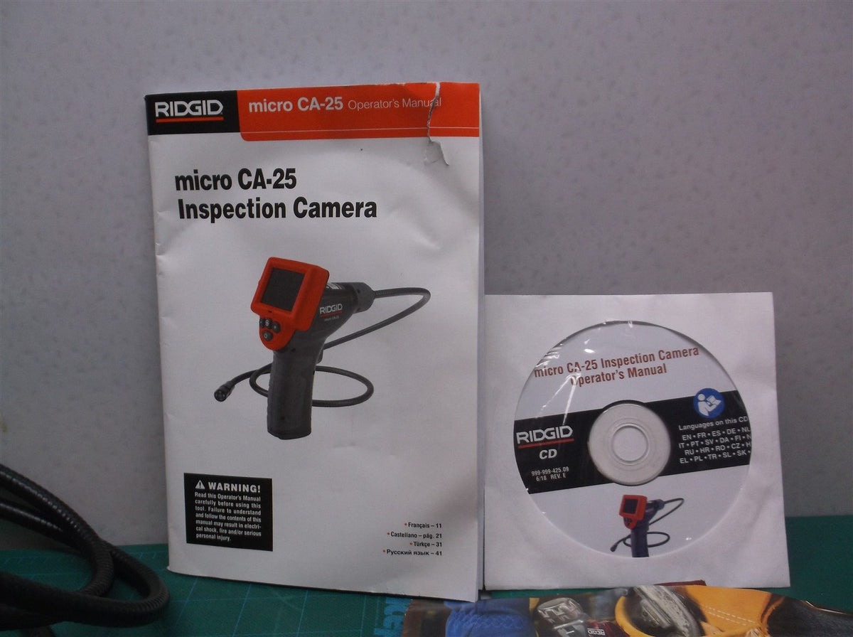 Ridgid micro CA-25 Digital Inspection Camera – CEA_Services