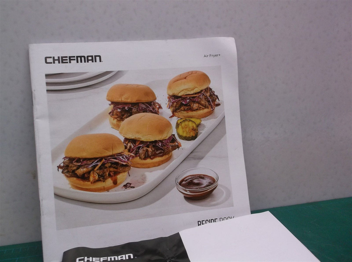 Quick start guide & Recipe book 4 CHEFMAN RJ38-10-RDO-V2 10L Digital A ...