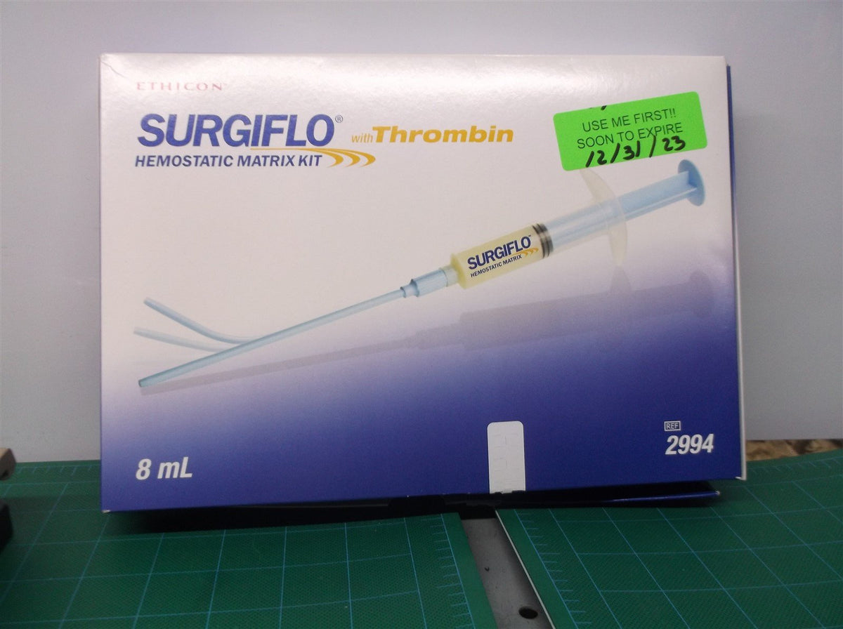 ETHICON 2994 Surgiflo with Thrombin Hemostatic Matrix Kit exp 12-31-20 ...